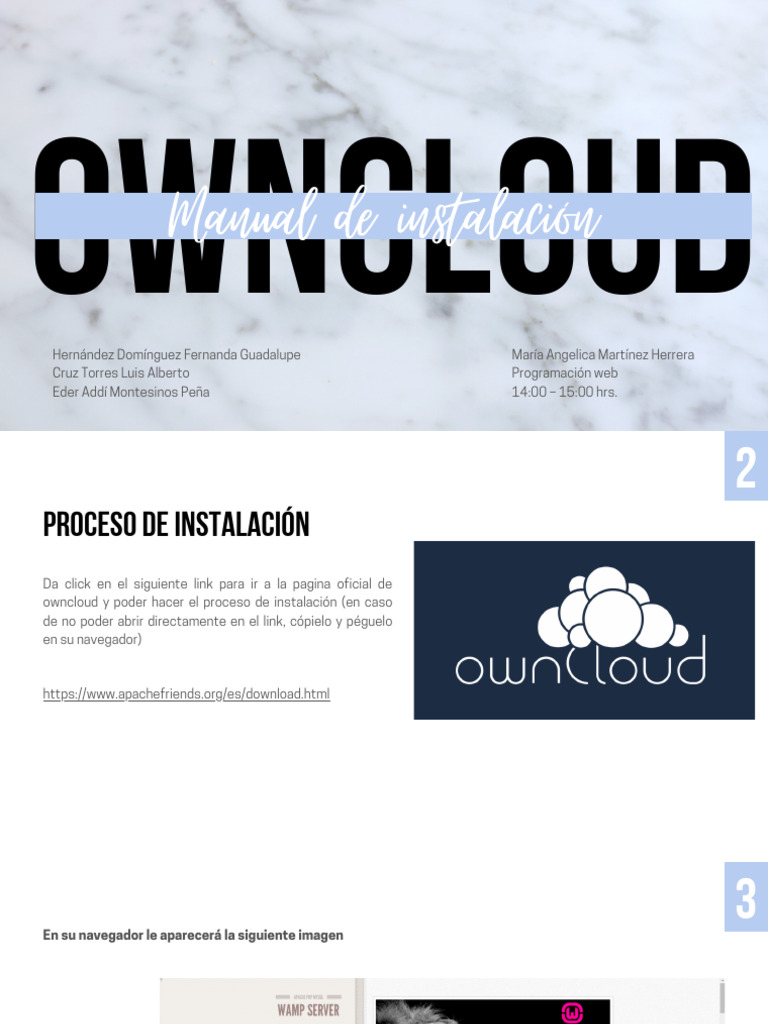 Manual de instalacion ownCloud | PDF