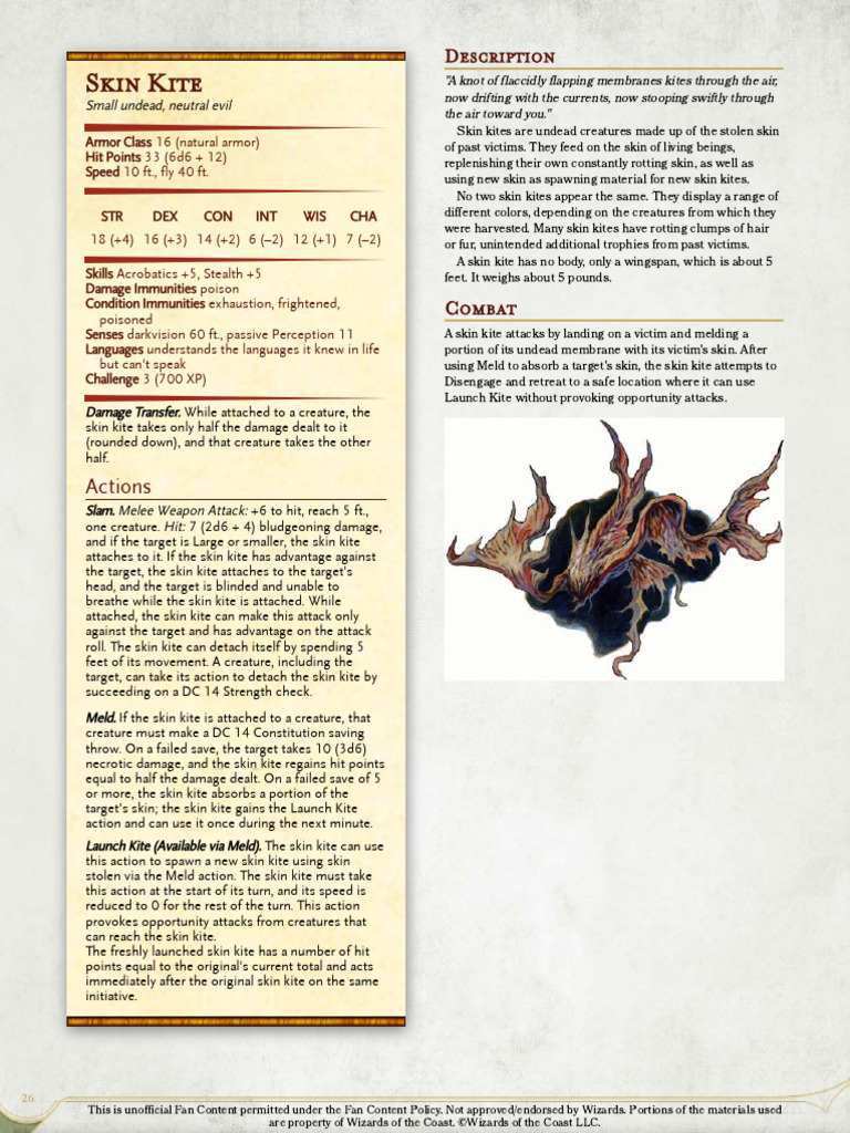 Libris Mortis 5e - Bestiary-26 | PDF