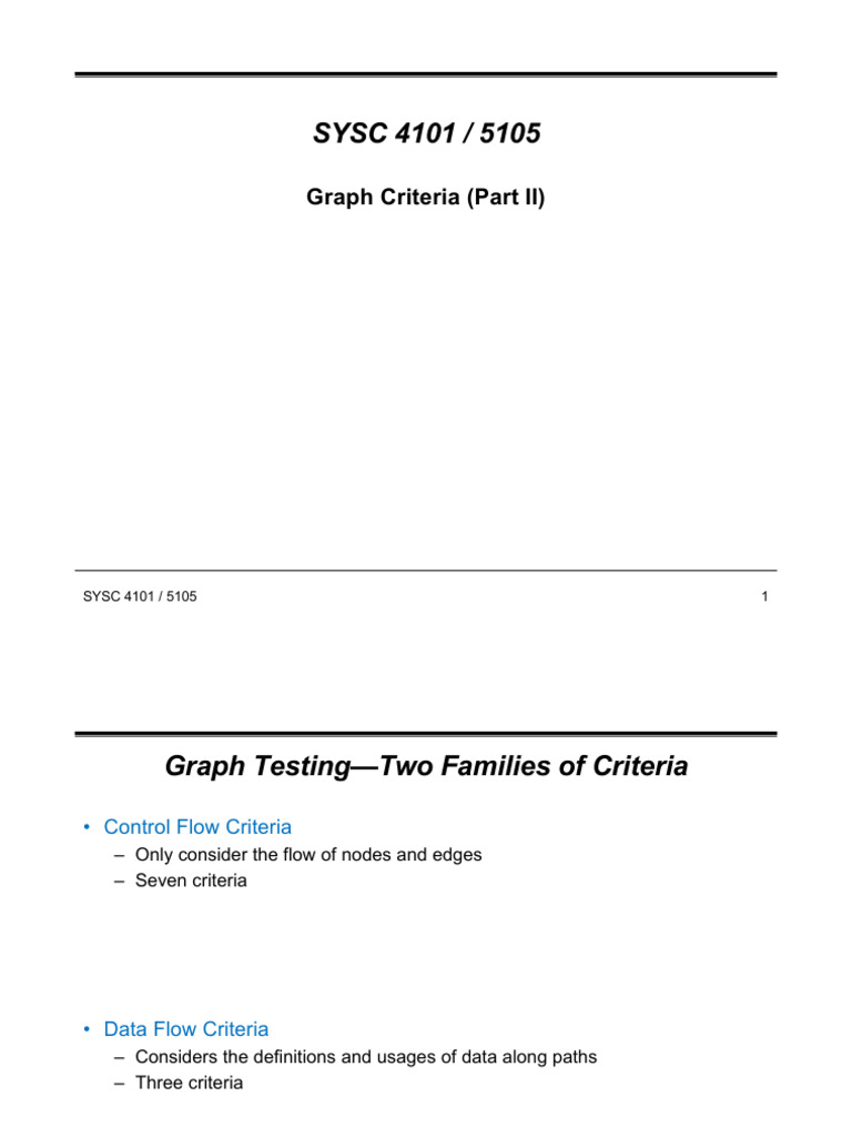 Sysc4101 5105graphcriteriapii Pdf 