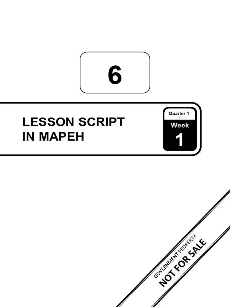 Co 2024 LS Cuf Mapeh6 Healthed Q1 WK1 | PDF