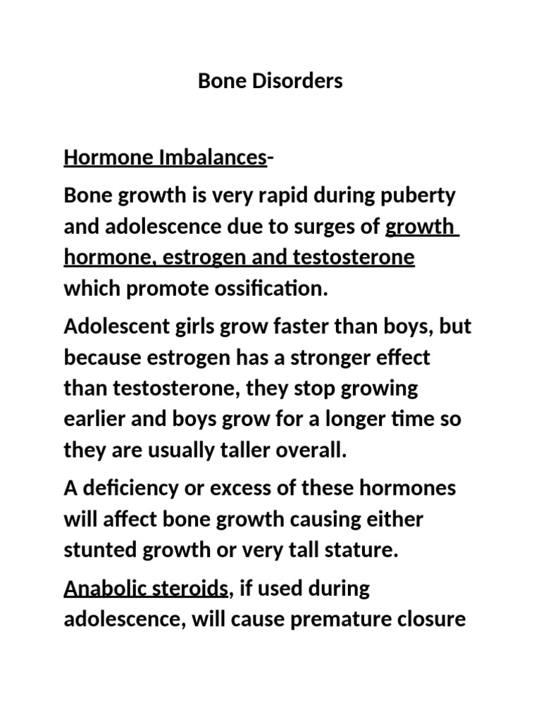 Bone Disorders | PDF
