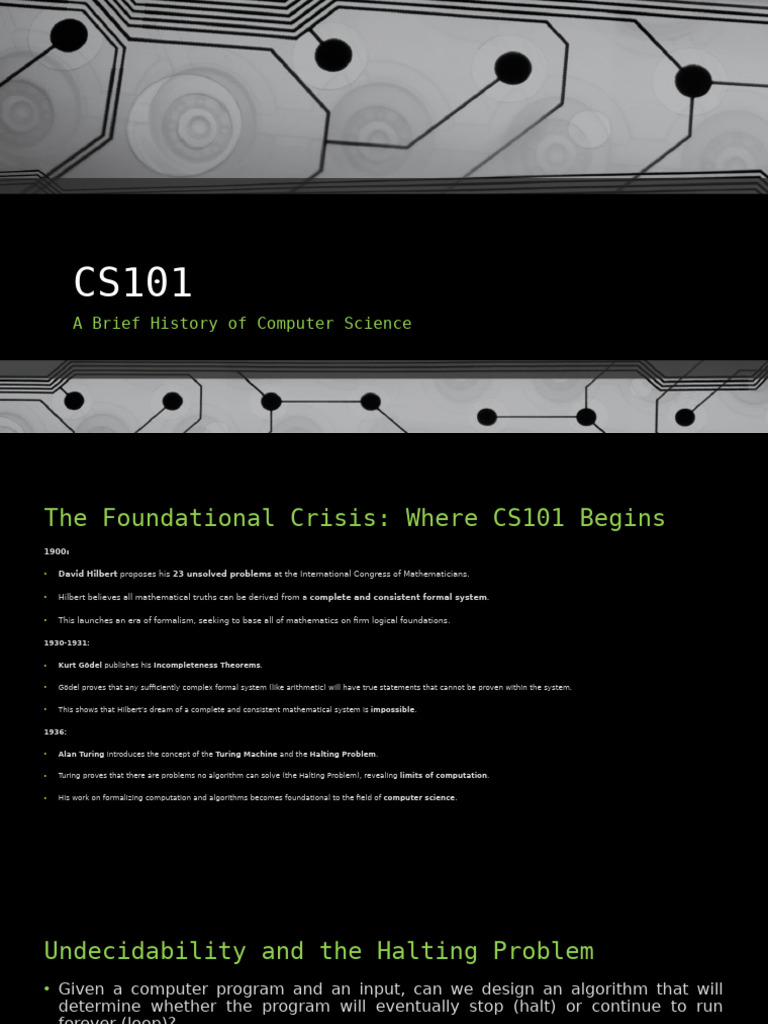 Computer Science 101 | PDF