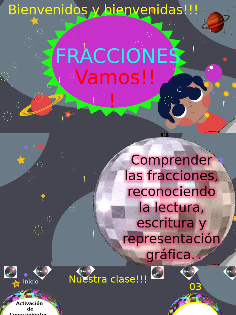 Fracciones 1, Lectura, Escritura y Representación. | PDF