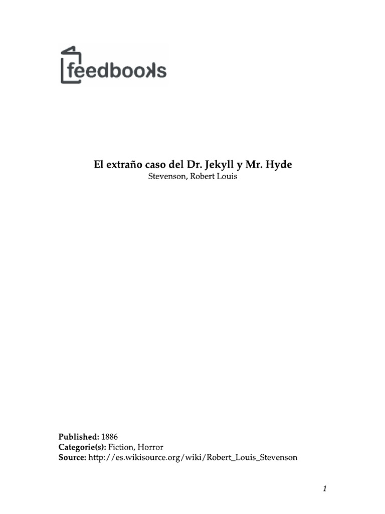 El Extraño Caso | PDF