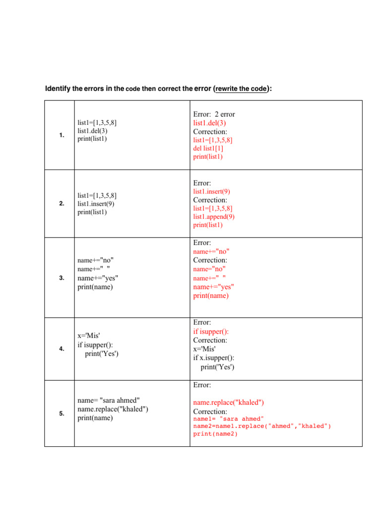 More Exercise List String | PDF