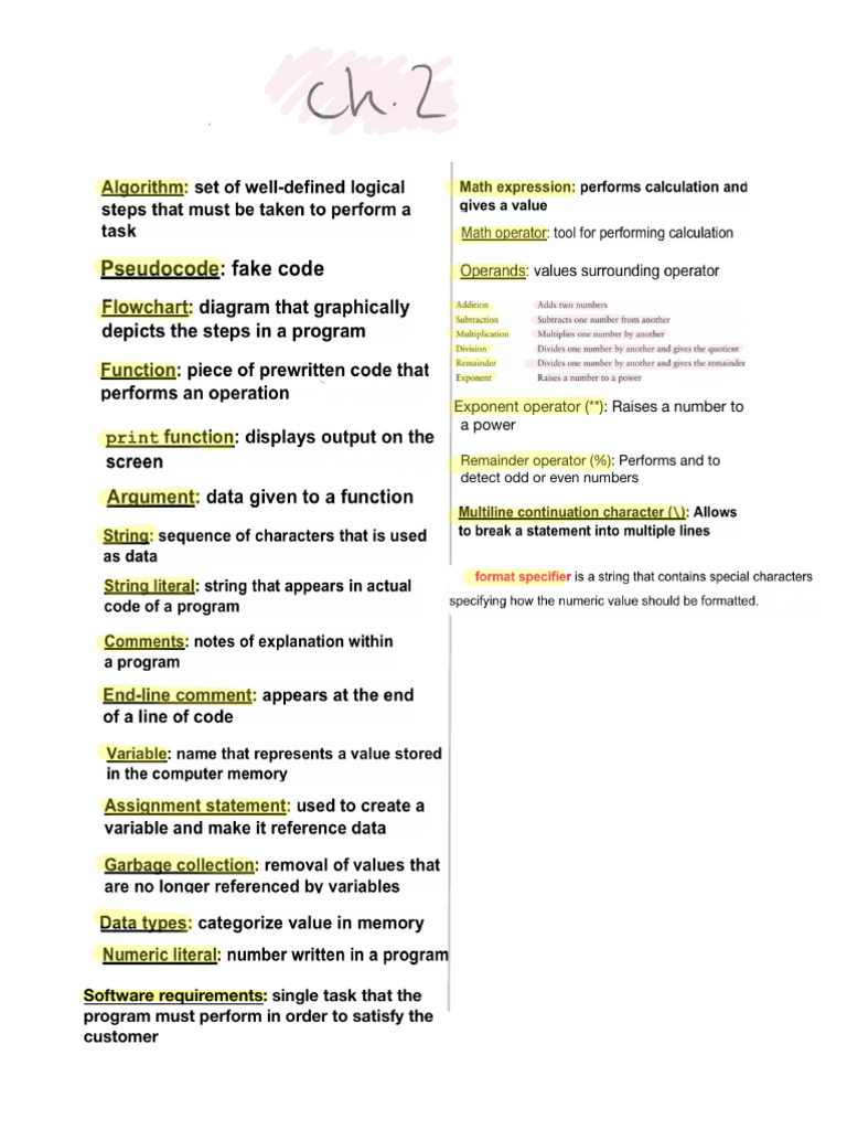 Exponent Operator ( ) : Raises A Number To A Power | PDF