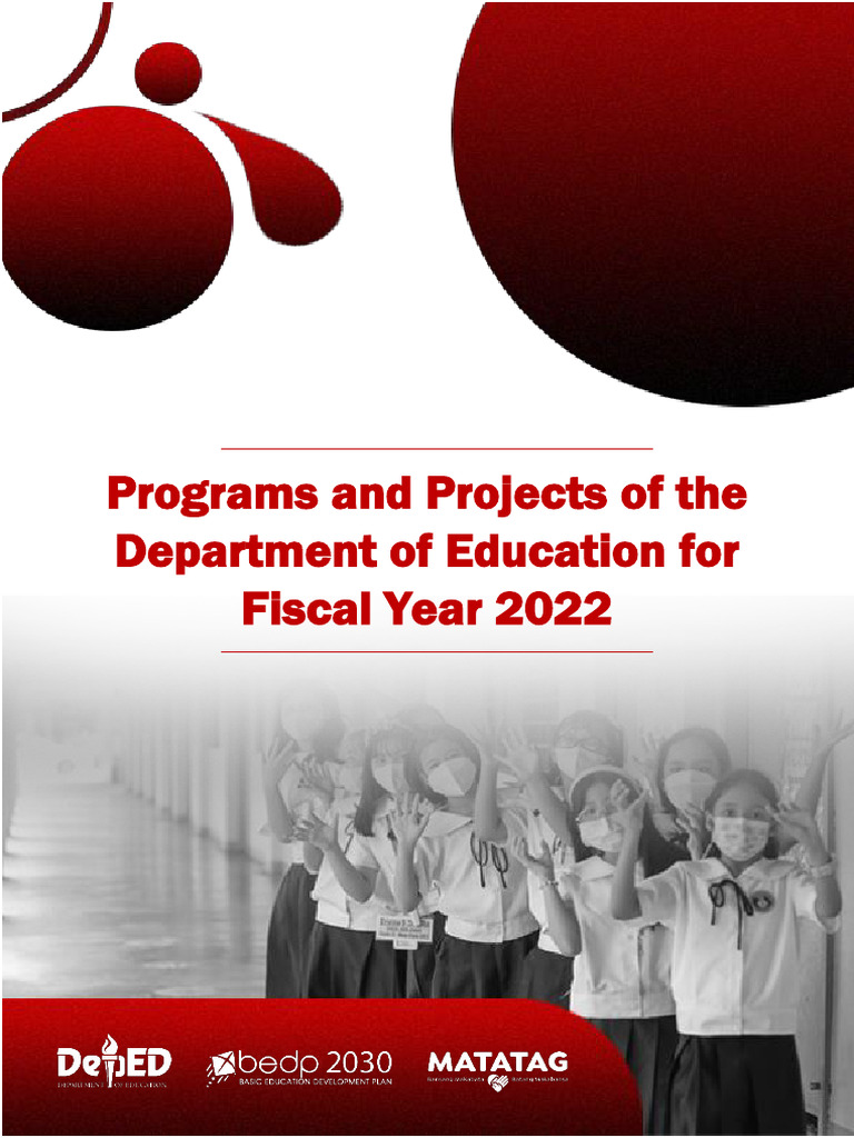 DepEd-Programs-and-Projects-Profile_2020 | PDF