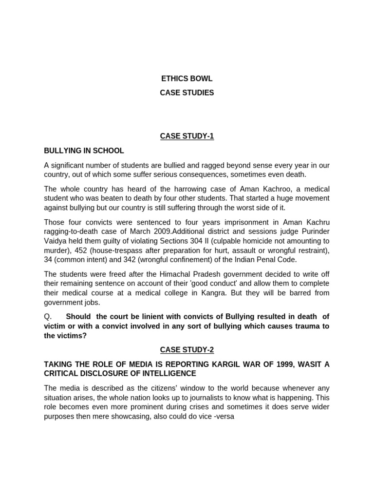 Case Study Doc (1) - 1 | PDF