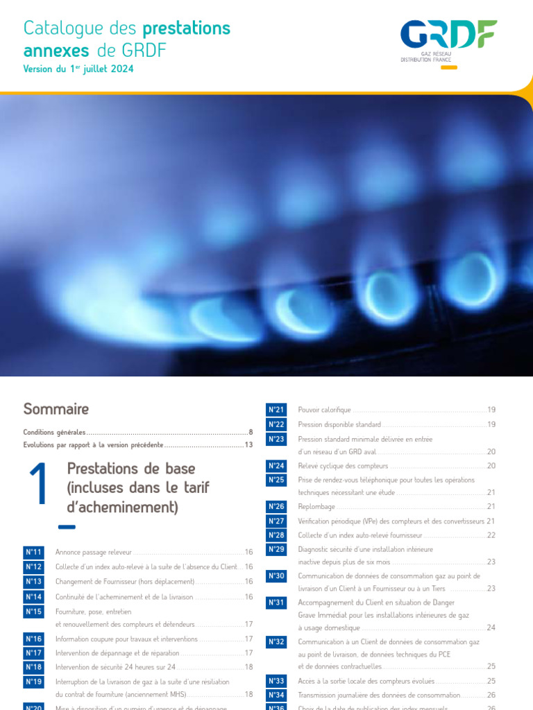 GRDF Catalogue 2024 | PDF