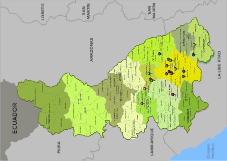 Mapa de Cajamarca 4 | PDF