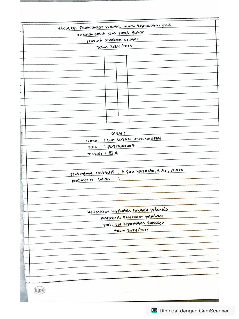 SP (DPD) Nur Azizah | PDF