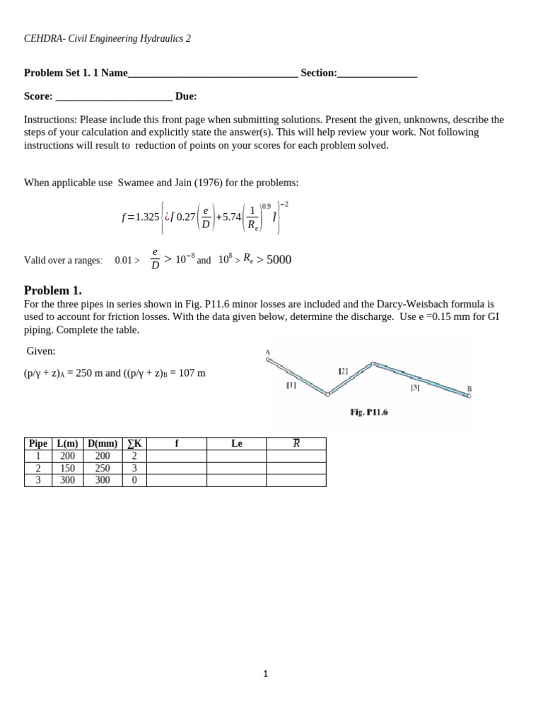 Problem Set 1-1 Individual | PDF