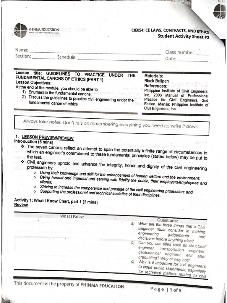 Fundamental Canons | PDF