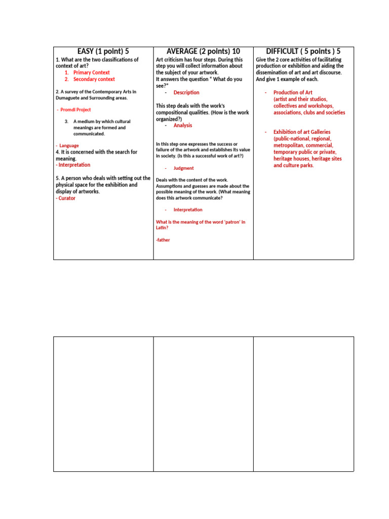 Rubric Pdf