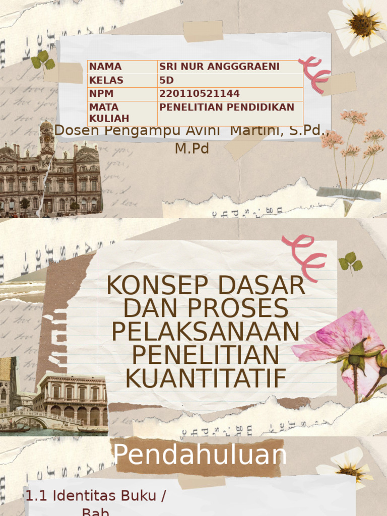 Konsep Dasar Dan Proses Pelaksanaan Penelitian Kuantitatif | PDF