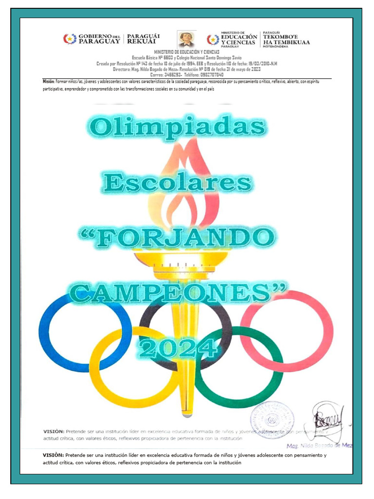 Proyecto Olimpiadas 2024 PDF | PDF