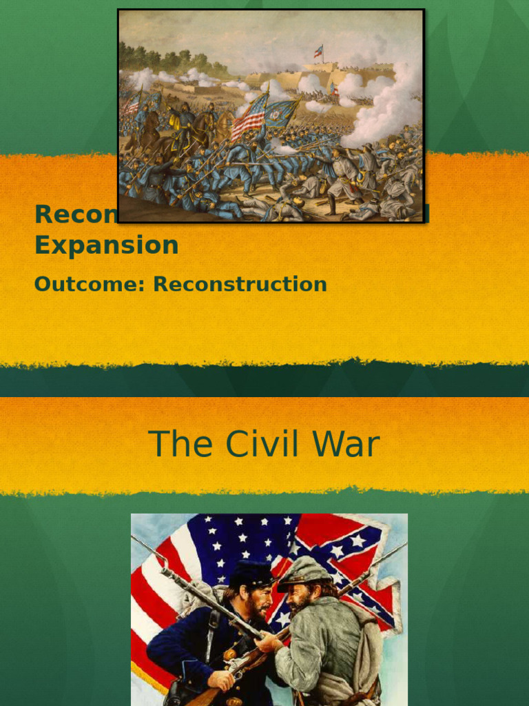 Reconstruction - Notes 2024 | PDF