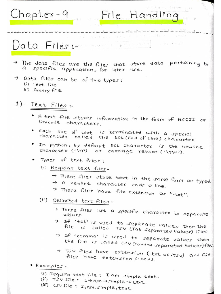 File Handling | PDF