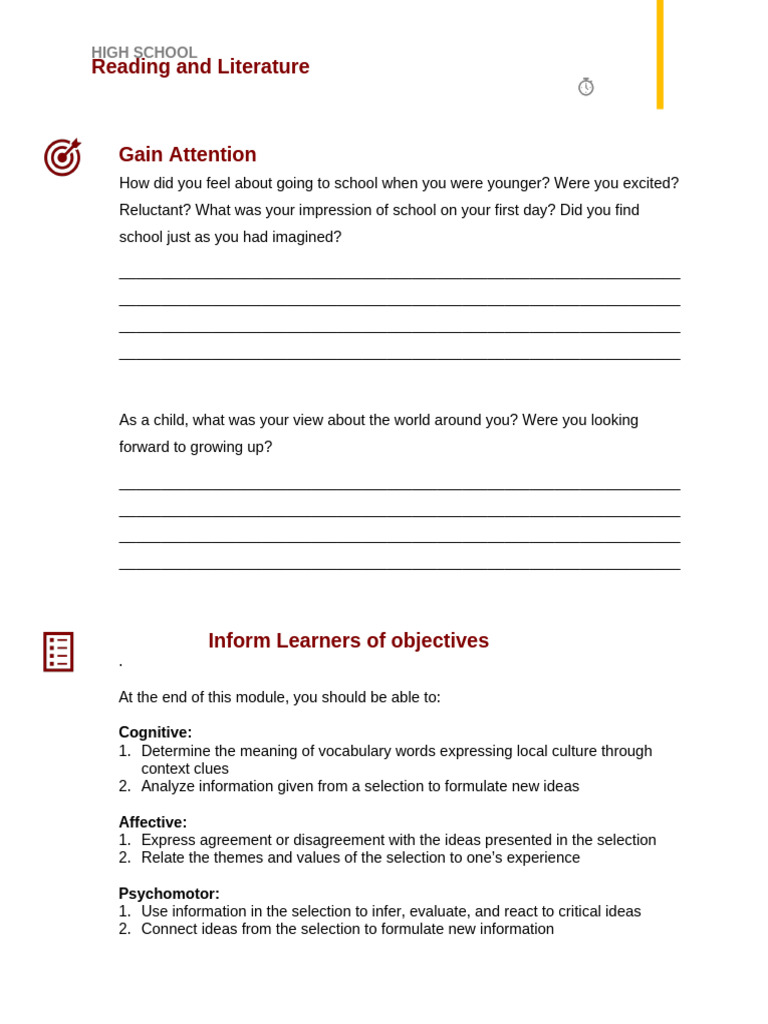 ENGLISH 8-Module 3 | PDF