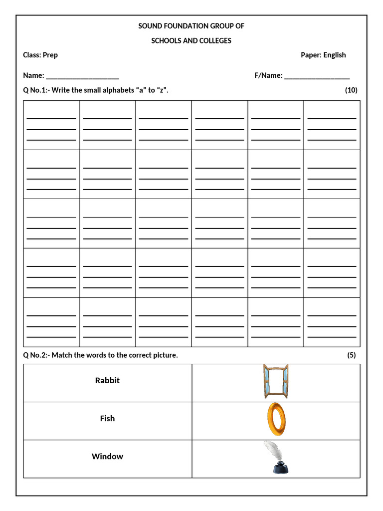 SOUND FOUNDATION GROUP OF Paper English | PDF