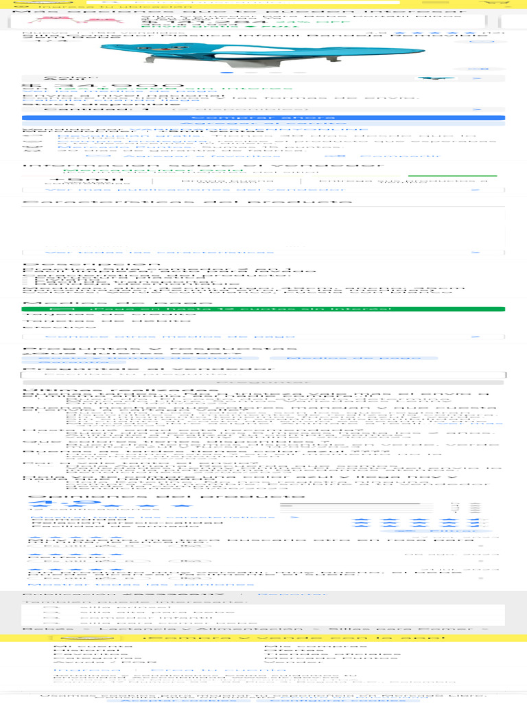 Silla Comedor Plástica Infantil Bandeja Removible | PDF