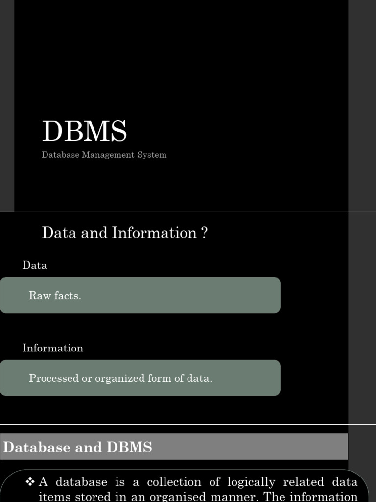 DBMS Compressed | PDF