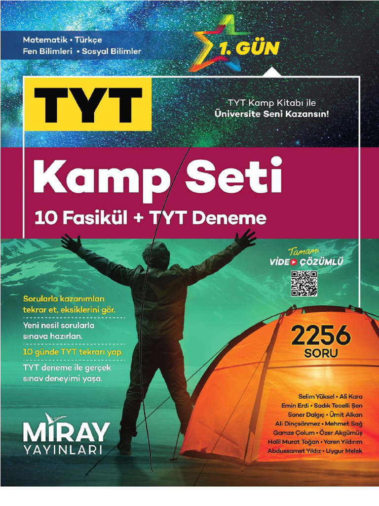 Miray Yayınları - TYT Kamp Seti 2022 (HD Kalite) | PDF