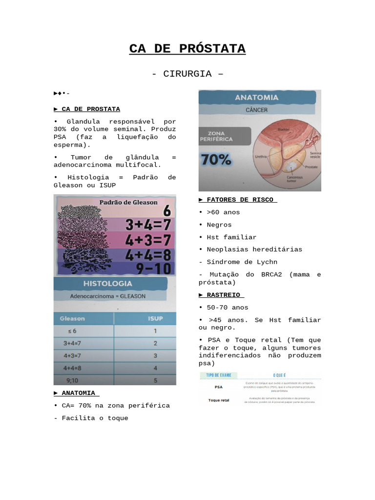 CA DE PRÓSTATA | PDF