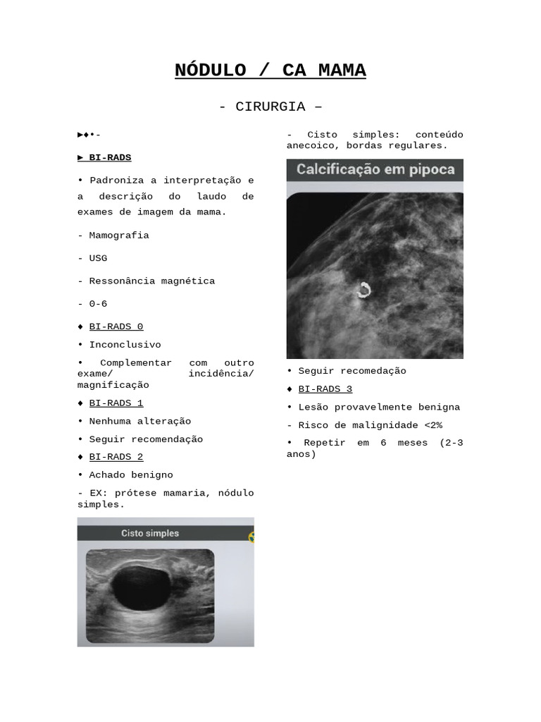 Nódulo-Ca Mama | PDF