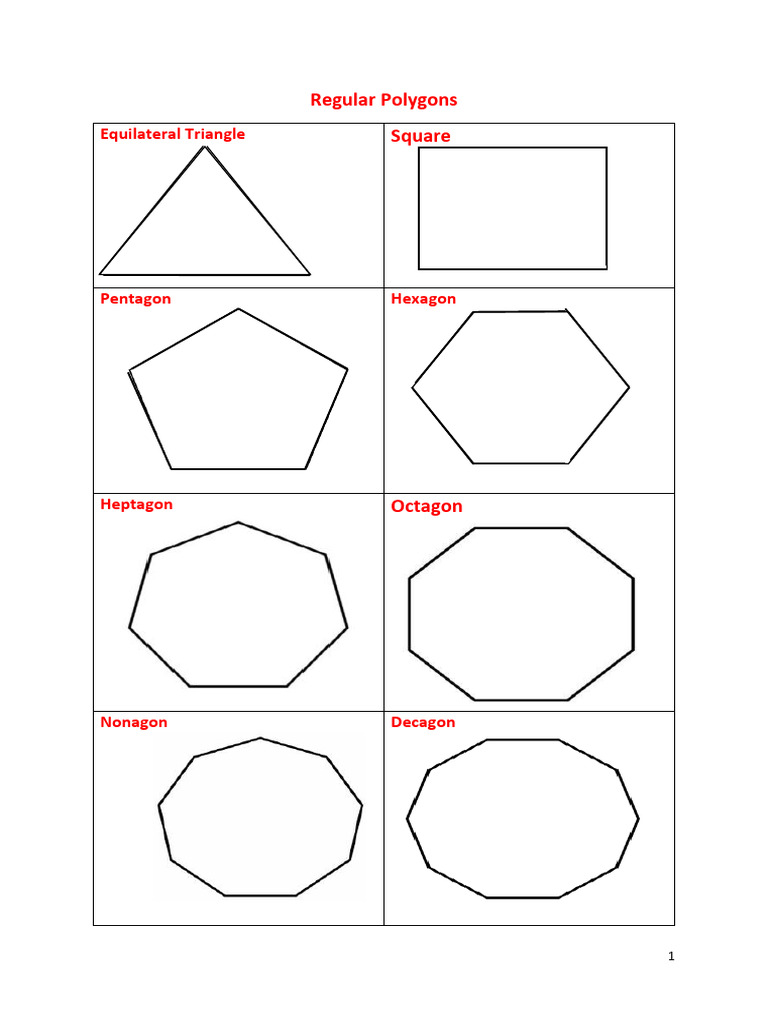Polygons | PDF