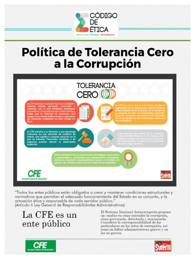 2017-08-18 C Politica Tolerancia Cero | PDF