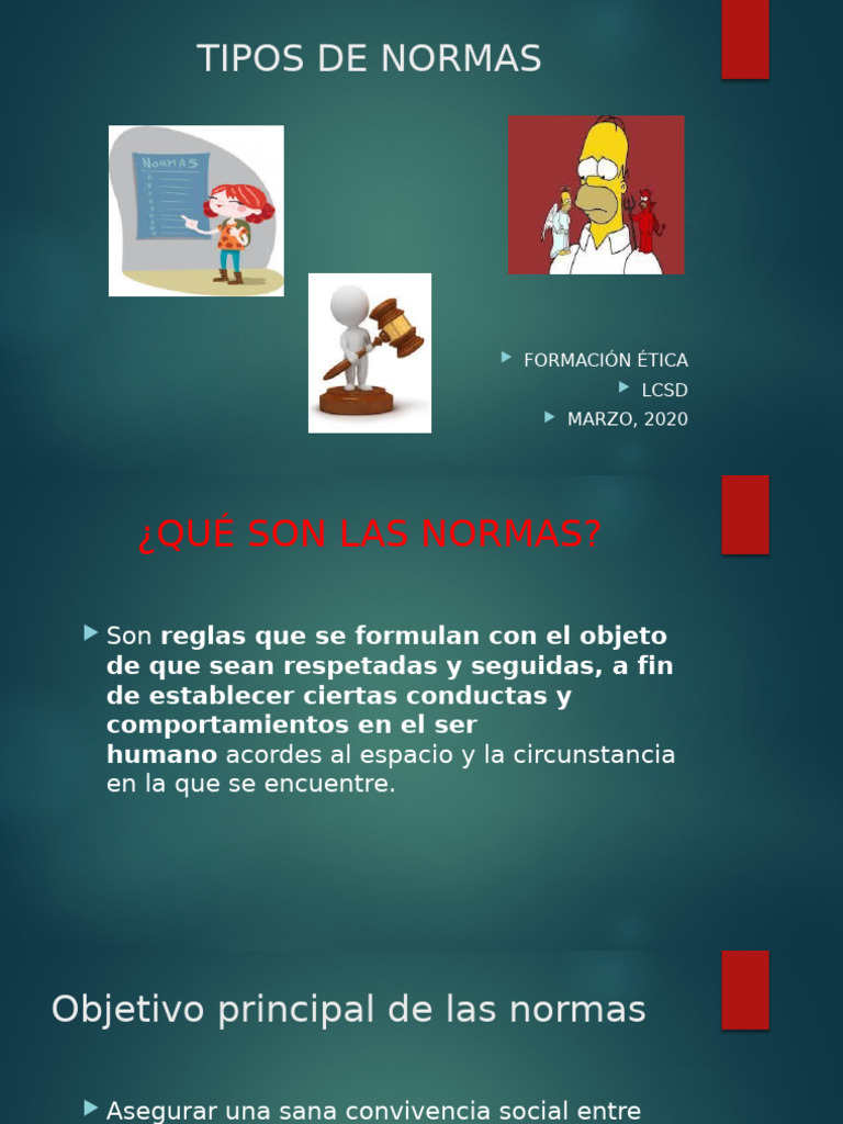 Tipos de Normas | PDF