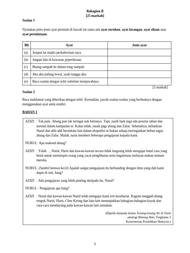 Bahagian B ppt t3 | PDF