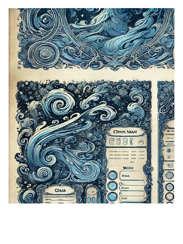 Mystical Character Sheets | PDF