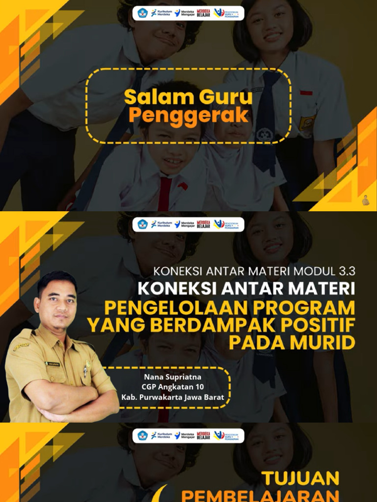 Koneksi Antar Materi Modul 3.3 - Nana | PDF