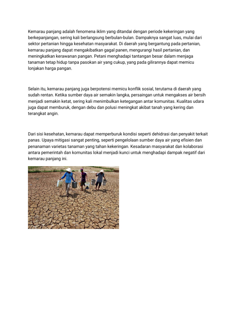 Kemarau Panjang | PDF