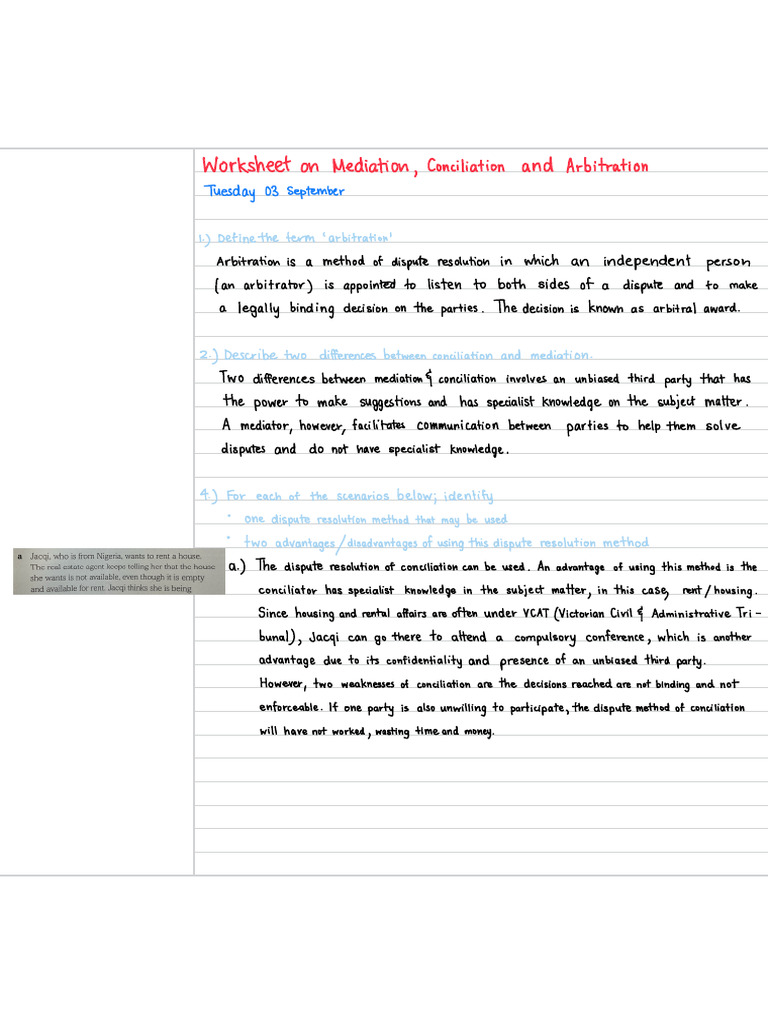 Legal Worksheet 3:9:24 | PDF