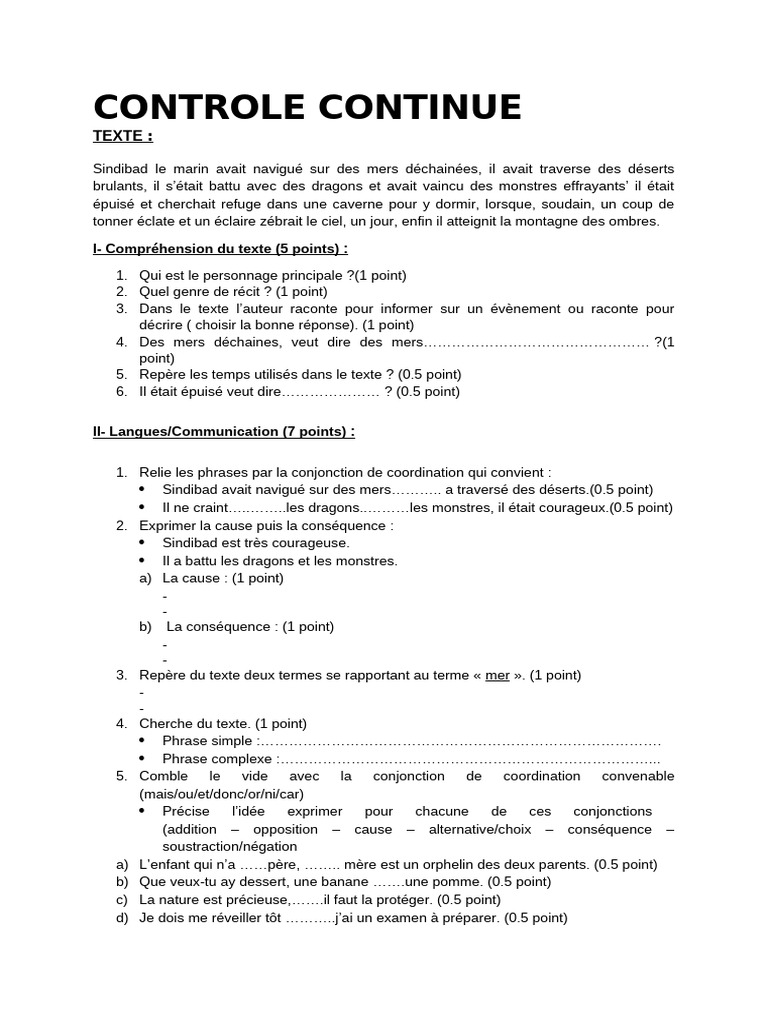 Controle Continue | PDF