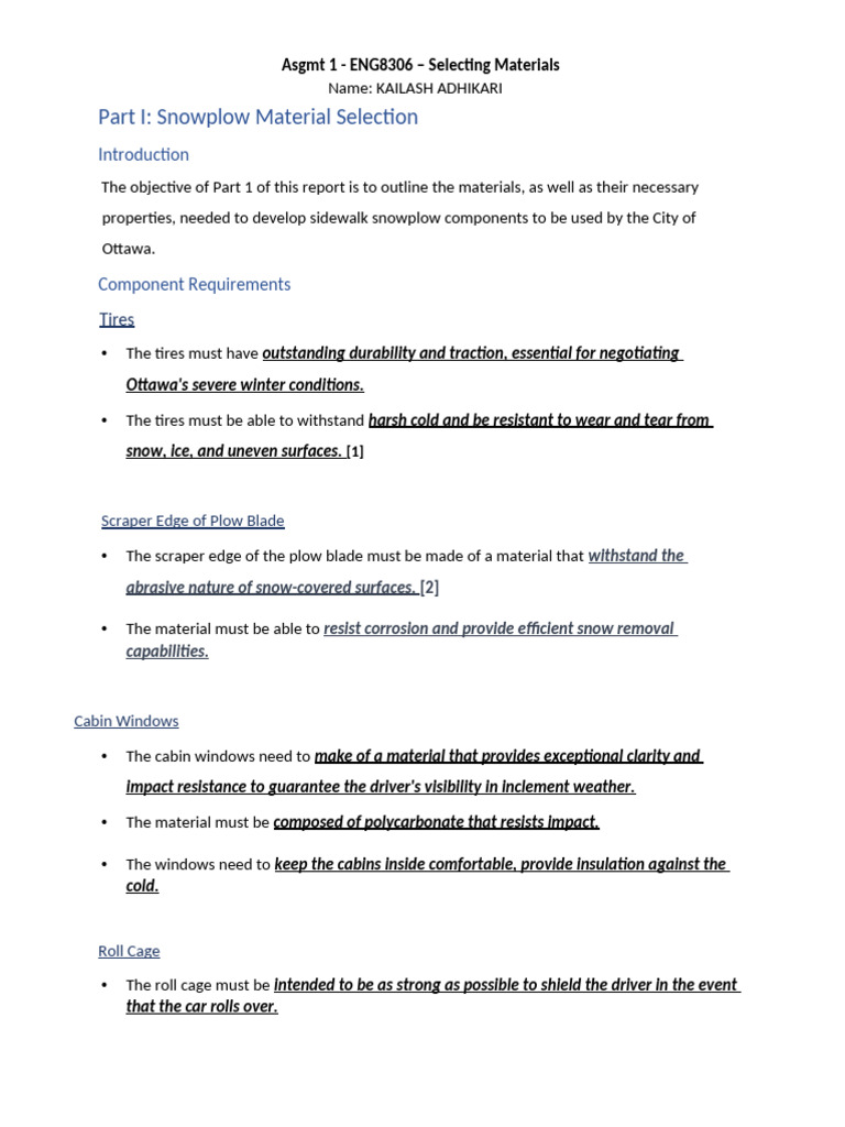 ENG8306 - Asgmt 1 - Template | PDF