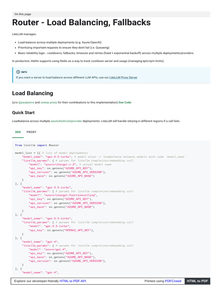 Litellm Vercel App Docs Routing | PDF