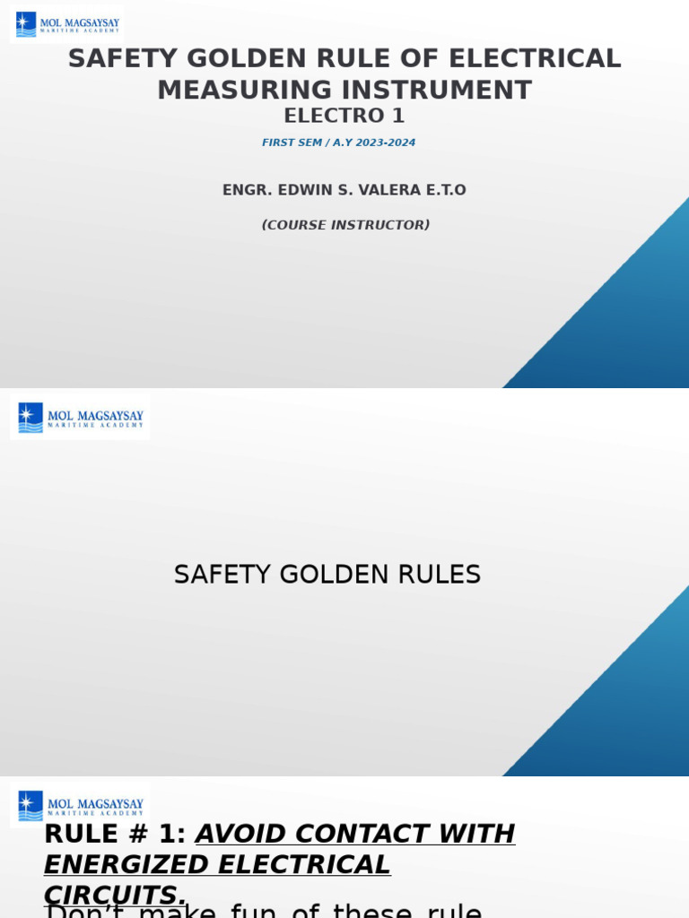 Golden Rule Safety | PDF