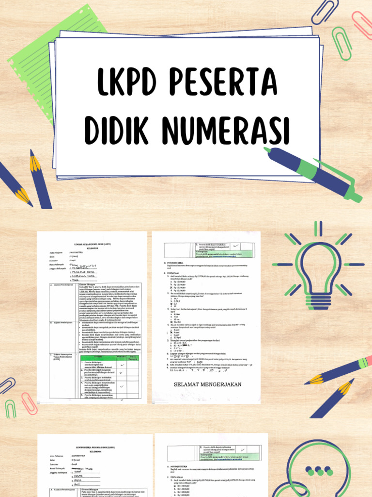 LKPD Numerasi | PDF
