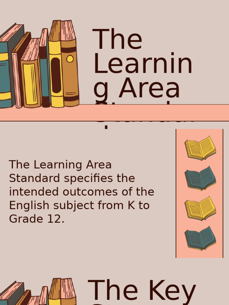 The Learnin G Area Standar D | PDF