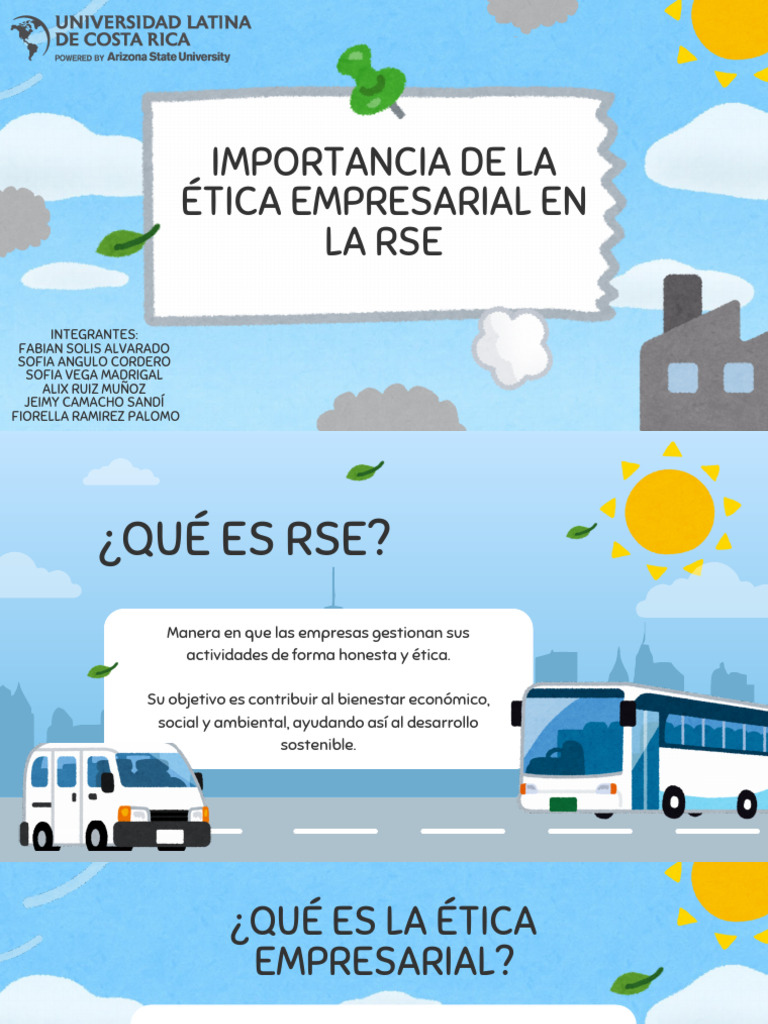 Importancia de la ética empresarial en la RSE | PDF
