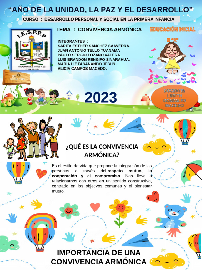 Mis Ludith - CONVIVENCIA ARMONICA | PDF