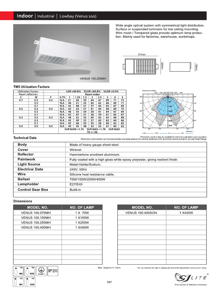 Venus 100 - Product Sheet | PDF