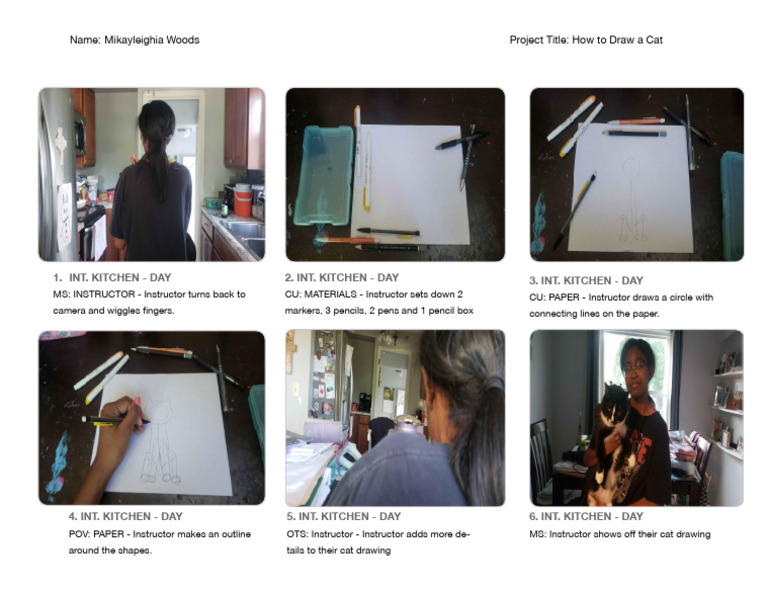 Woods Mikayleighia Storyboard | PDF | Home & Garden | Science & Mathematics