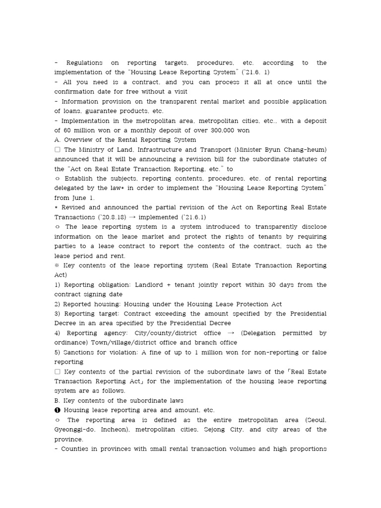 Housing Lease Reporting System Overview | PDF | Lease | Finance & Money ...