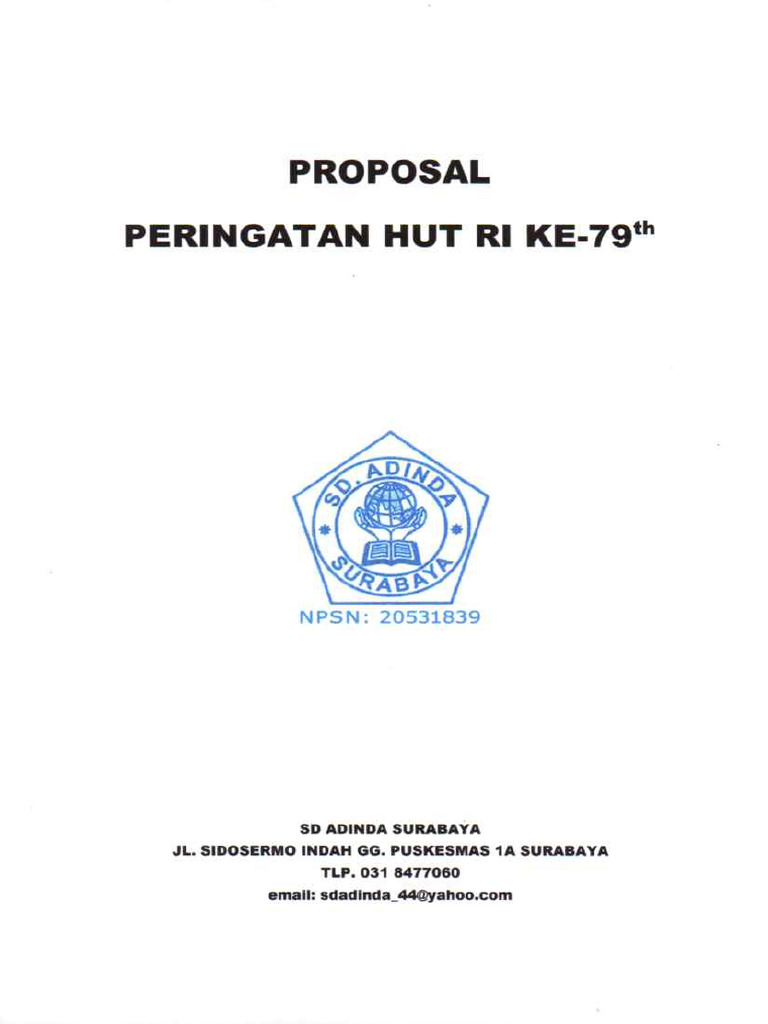 Proposal HUT RI 79 | PDF