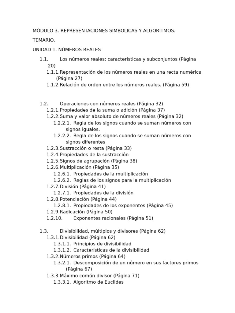 Módulo 3 Temario | PDF